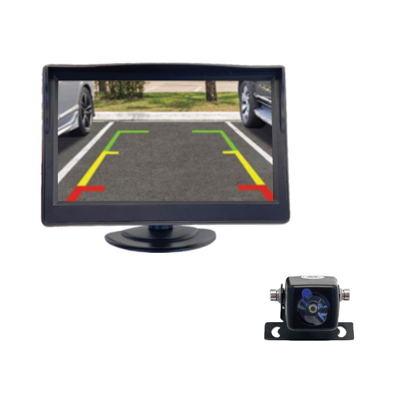 5″ Flush Mount Monitor with 180° Rear Camera PK-500AHD-B (Installed, C ...